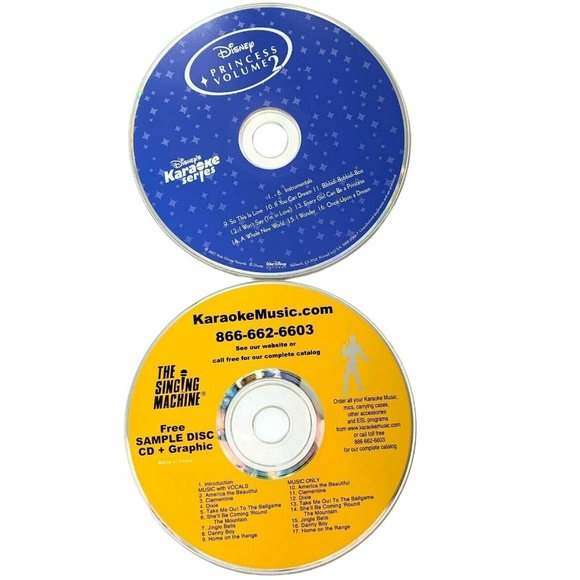 Media | The Singing Machine Karaoke Cd Music And Graphic Disney ...